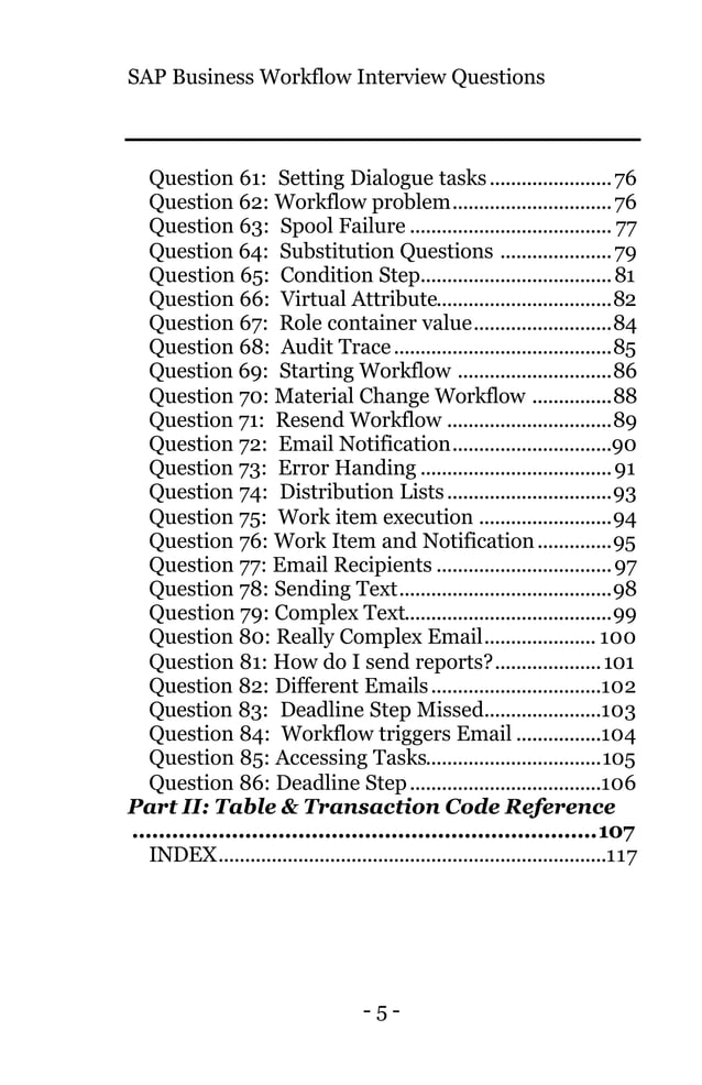 Sap workflow cookbook_interview_questions_n_answers | PDF
