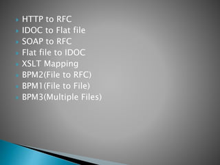 Sap xi online training | PPT