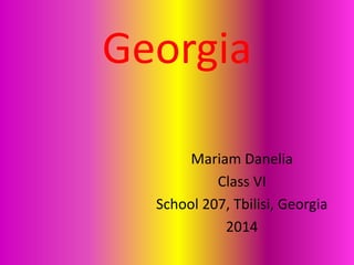 Georgia | PPTX | Food & Drink