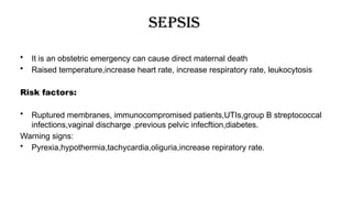 Sepsis Presentation by Dr saqib with plenty of important points | PPT