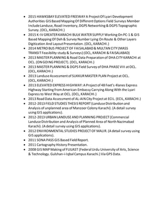 Saqib farooq cv july 2017 | DOCX | Geography | Science