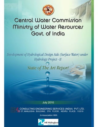 Central Water Commission Ministry Of Water Resources ,Govt. of India | PDF