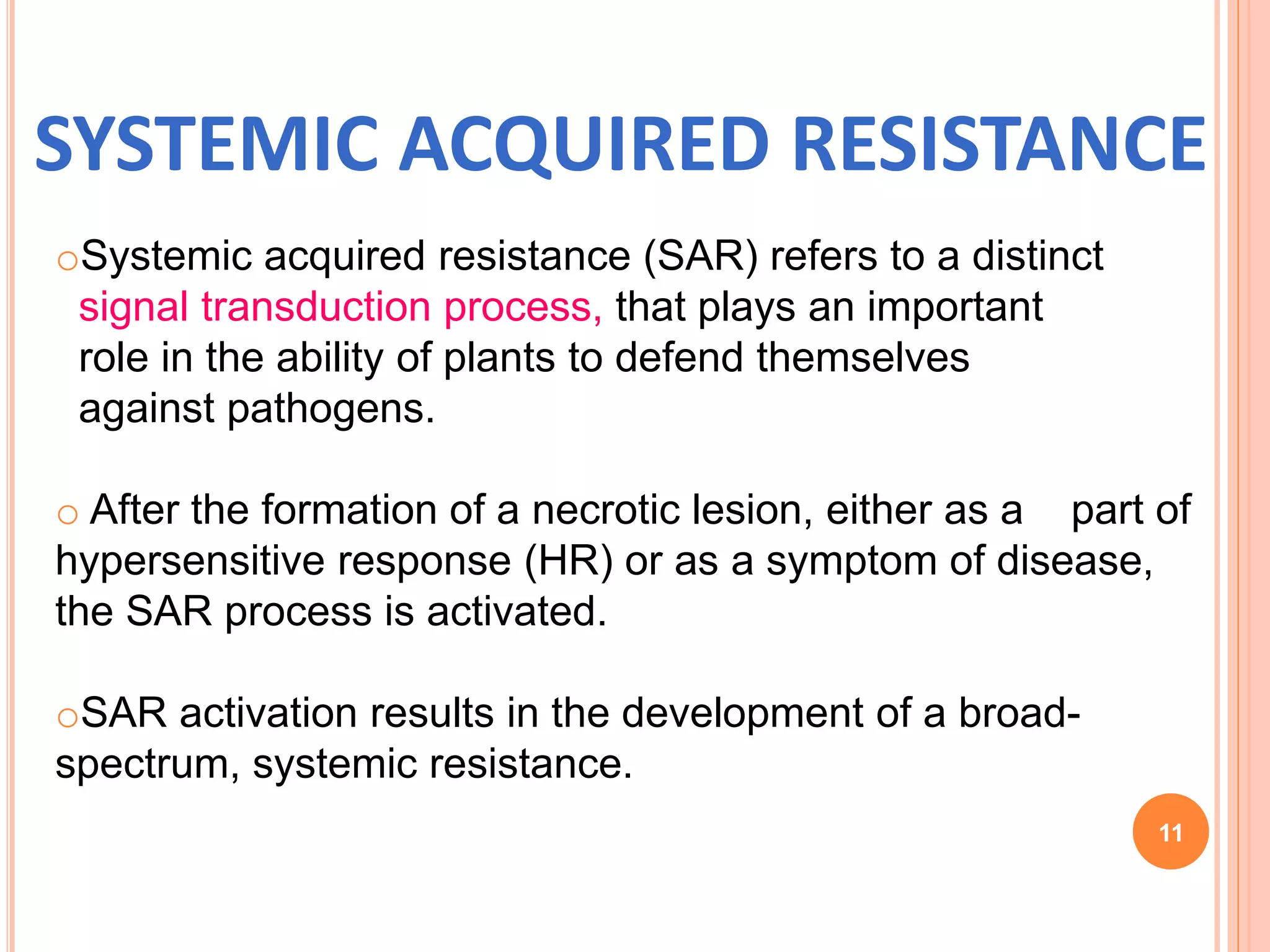 Systemic Acquired resistance | PPTX