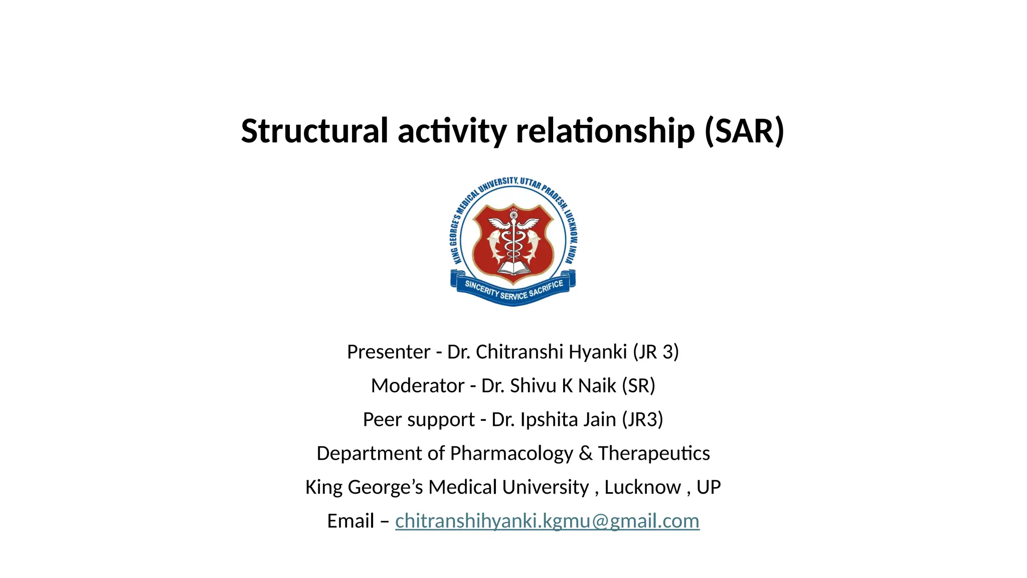 Structural Activity Relationship .pptx