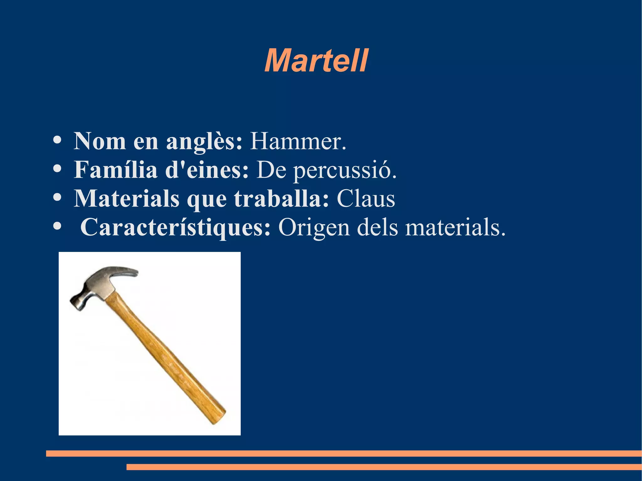 Eines del taller | PPT