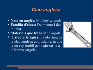 Eines del taller | ODP