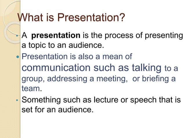 Presentation Rules | PPT
