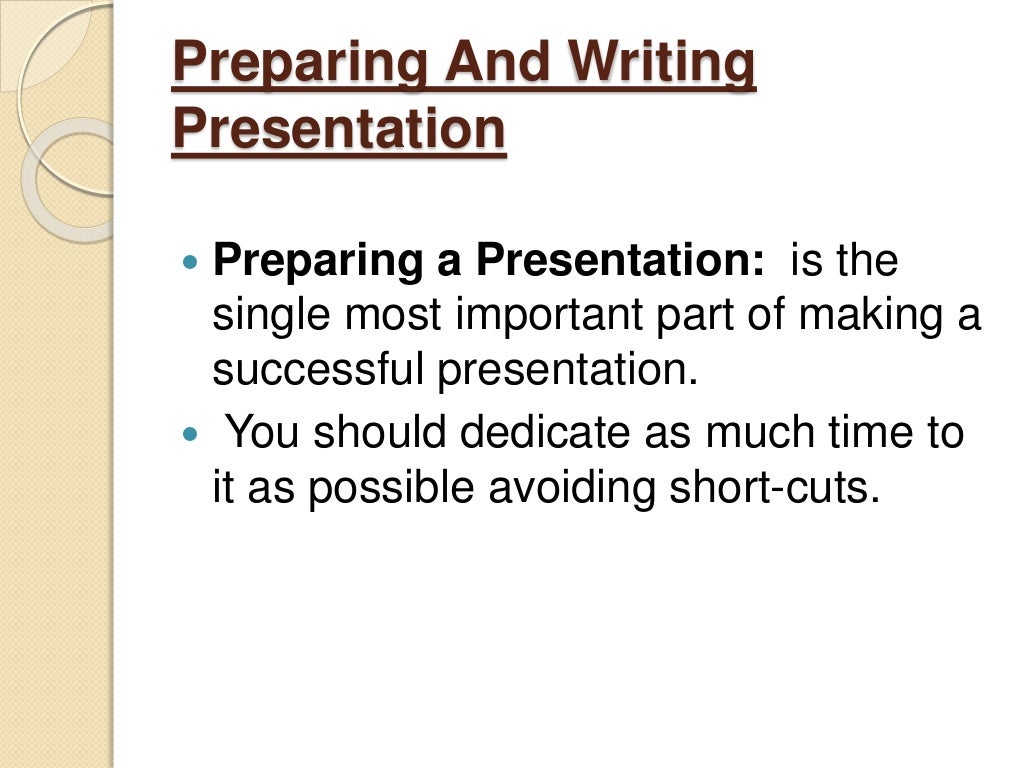 Presentation Rules Presentation Rules
