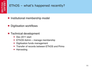 EThOS Reflections | PPT