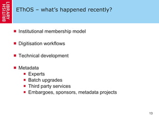 EThOS Reflections | PPT