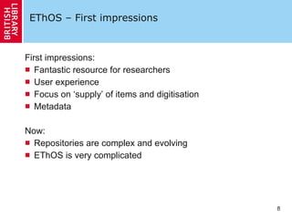 EThOS Reflections | PPT