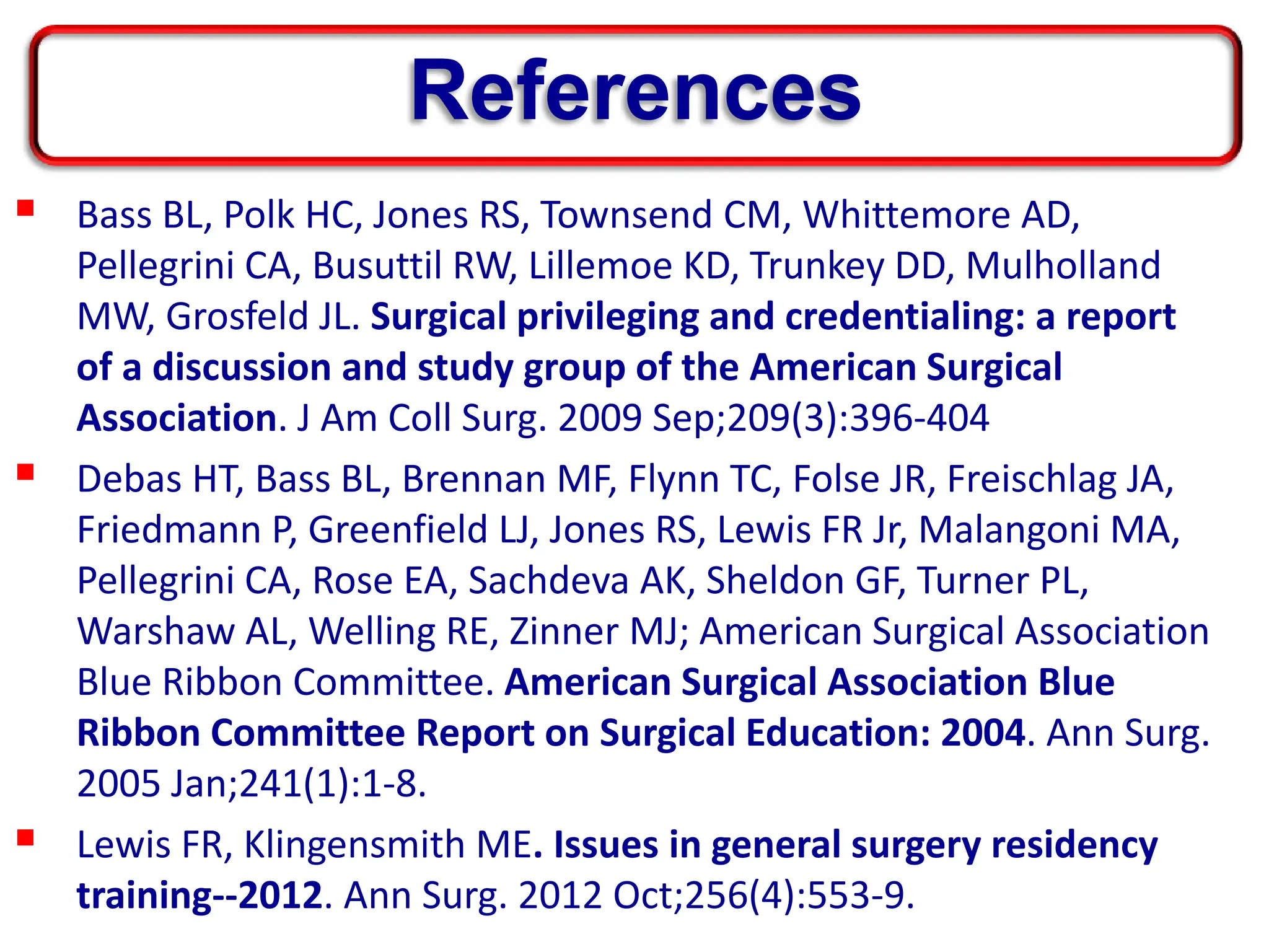 The Future of Surgical Training: Needs Assessment of National Stakeholders | PPTX | Surgery ...