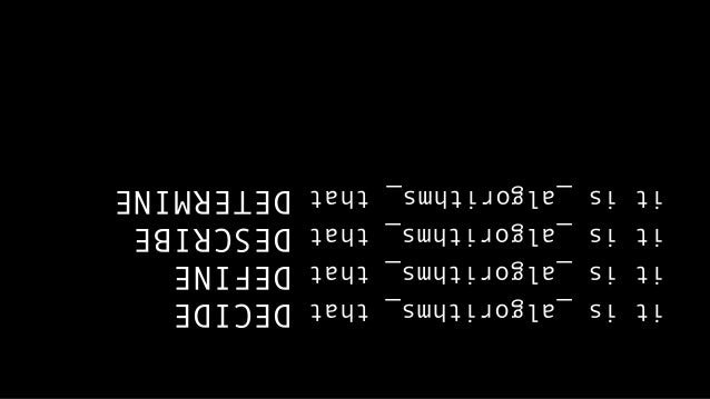 The Algorithm: A Narrative