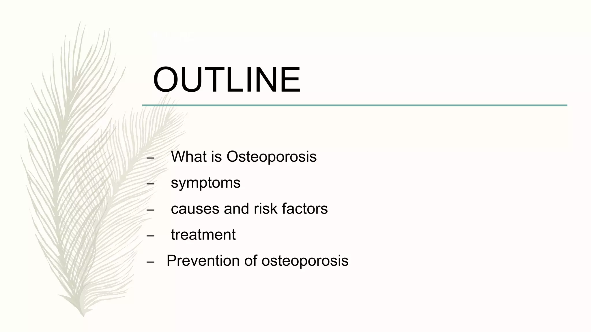 Osteoporosis | PPTX