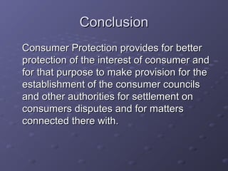 consumer protection | PPT