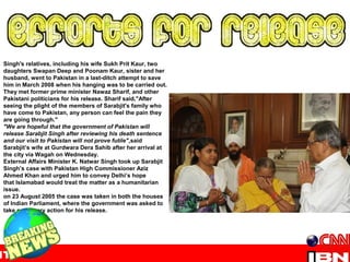 Sarabjit singh (news presentation) | PPT