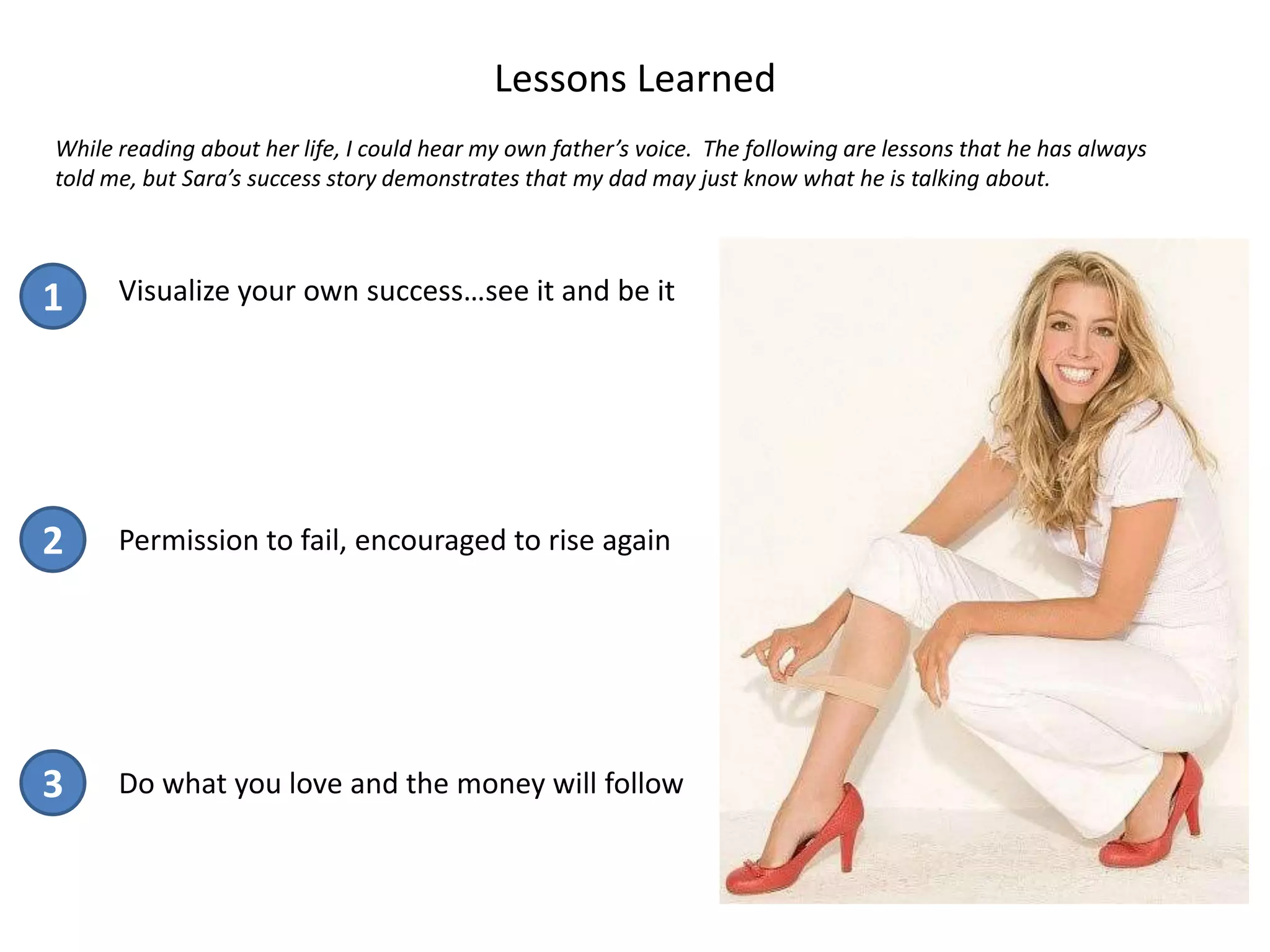 Sara Blakely by Erica Connelly | PPTX
