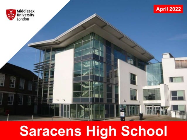 Saracens High School April 2022 | PPTX | Education