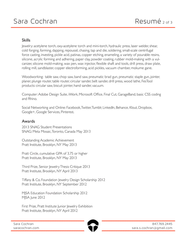 Sara Cochran's Resume | PDF