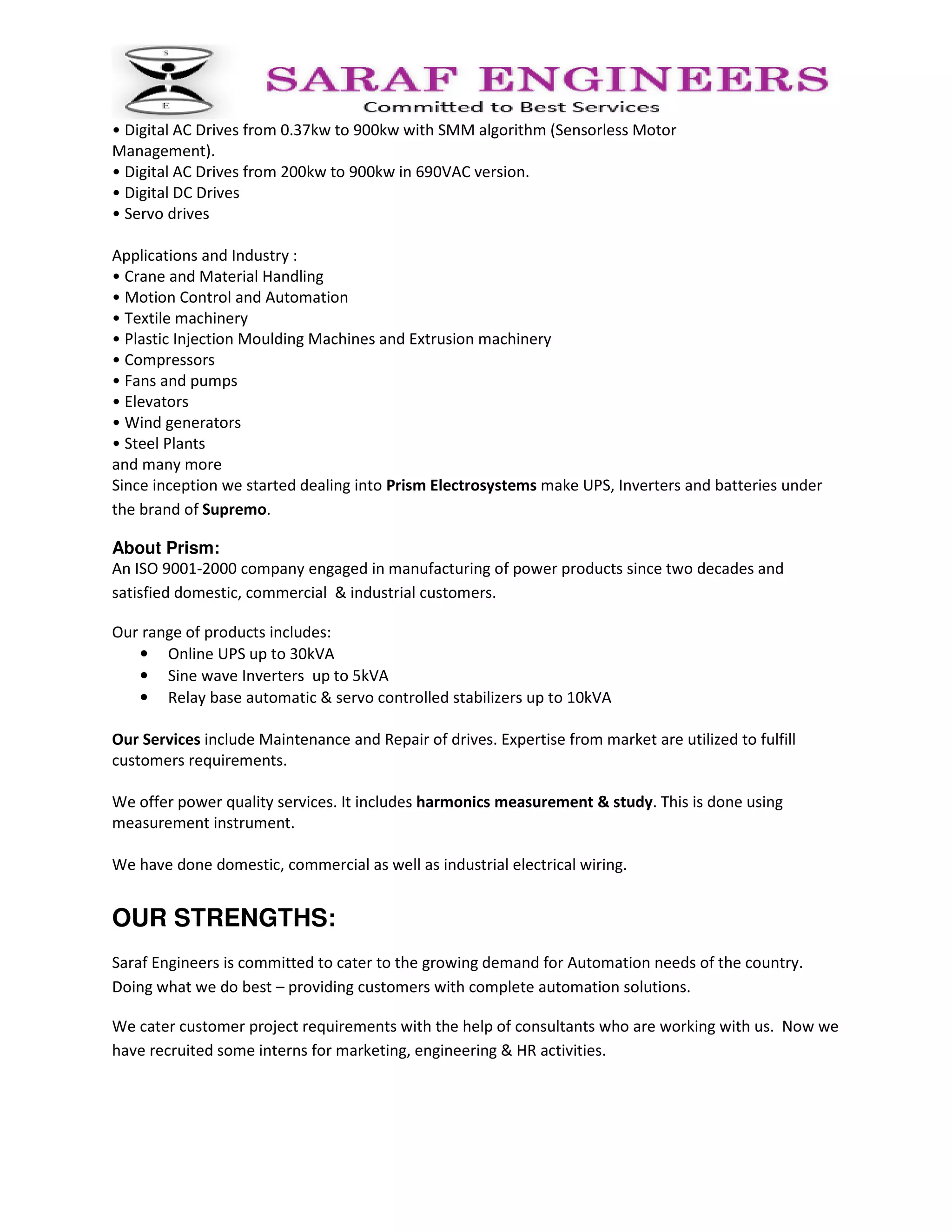 Saraf introduction | PDF