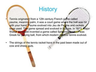 Tennis | PPTX