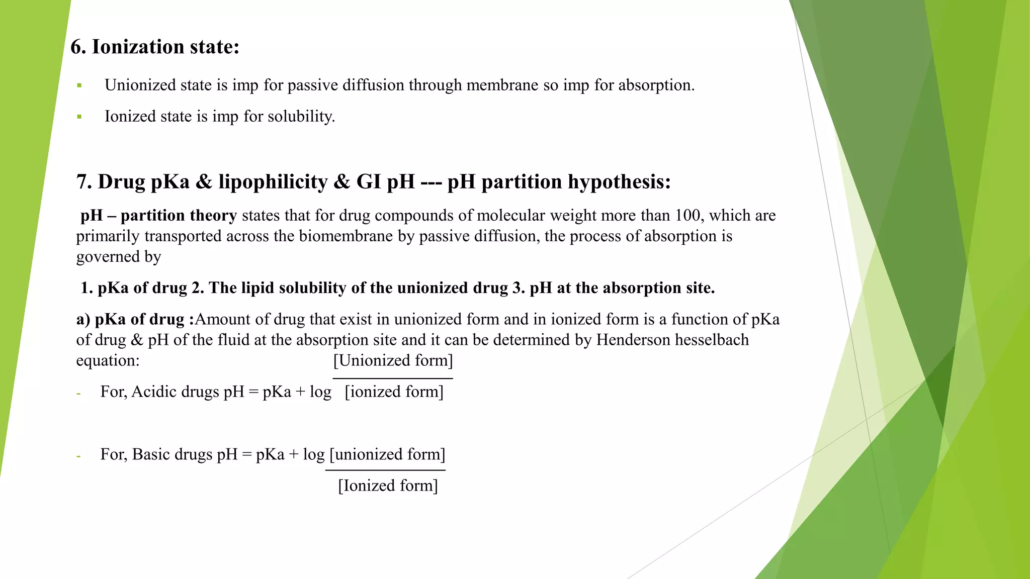Factors Affecting Drug Absorption | PDF