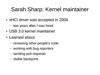 Breaking into Open Source and Linux: A USB 3.0 Success Story | PPT