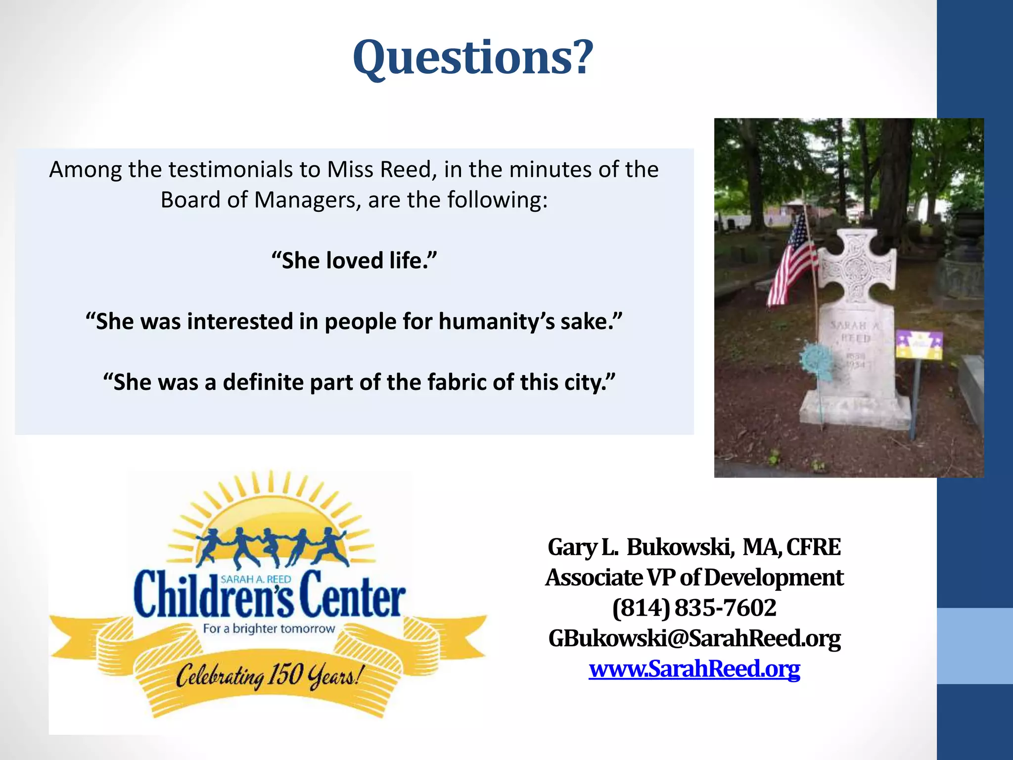 Sarah A. Reed. A Renaissance Woman – Her Spirit Lives on 150 Years ...