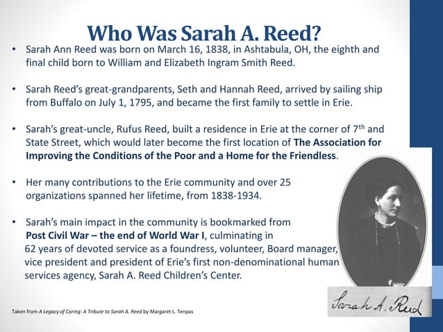 Sarah A. Reed. A Renaissance Woman – Her Spirit Lives on 150 Years ...