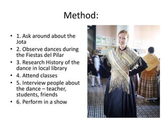 Student Presentation 1 - La Jota | PPTX