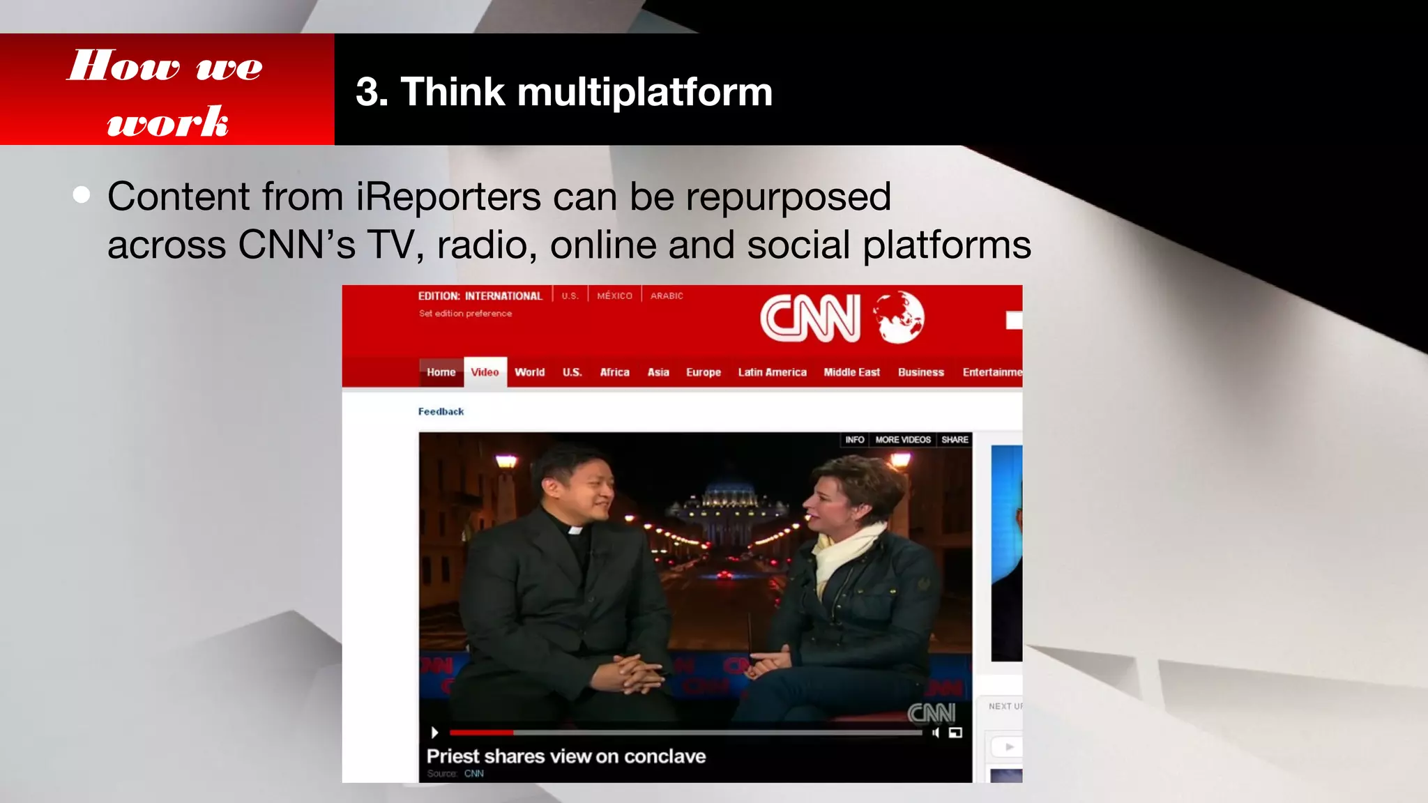 Sarah Brown, CNN iReport | PPT