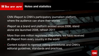 Sarah Brown, CNN iReport | PPT