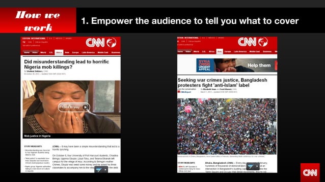 Sarah Brown, CNN iReport | PPT