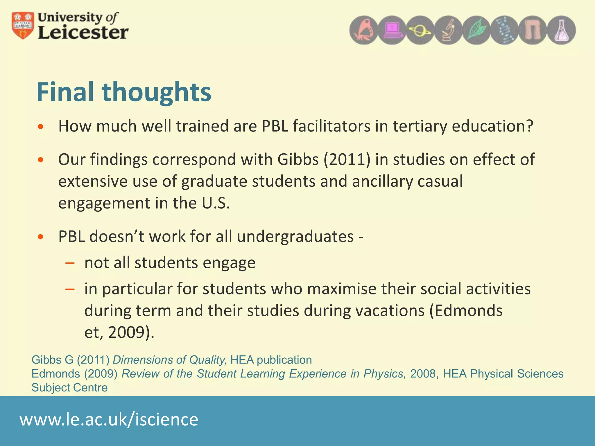 Scaffolding Problem Based Learning | PPT