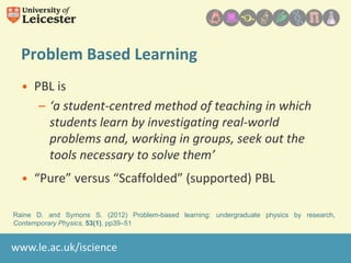 Scaffolding Problem Based Learning | PPT
