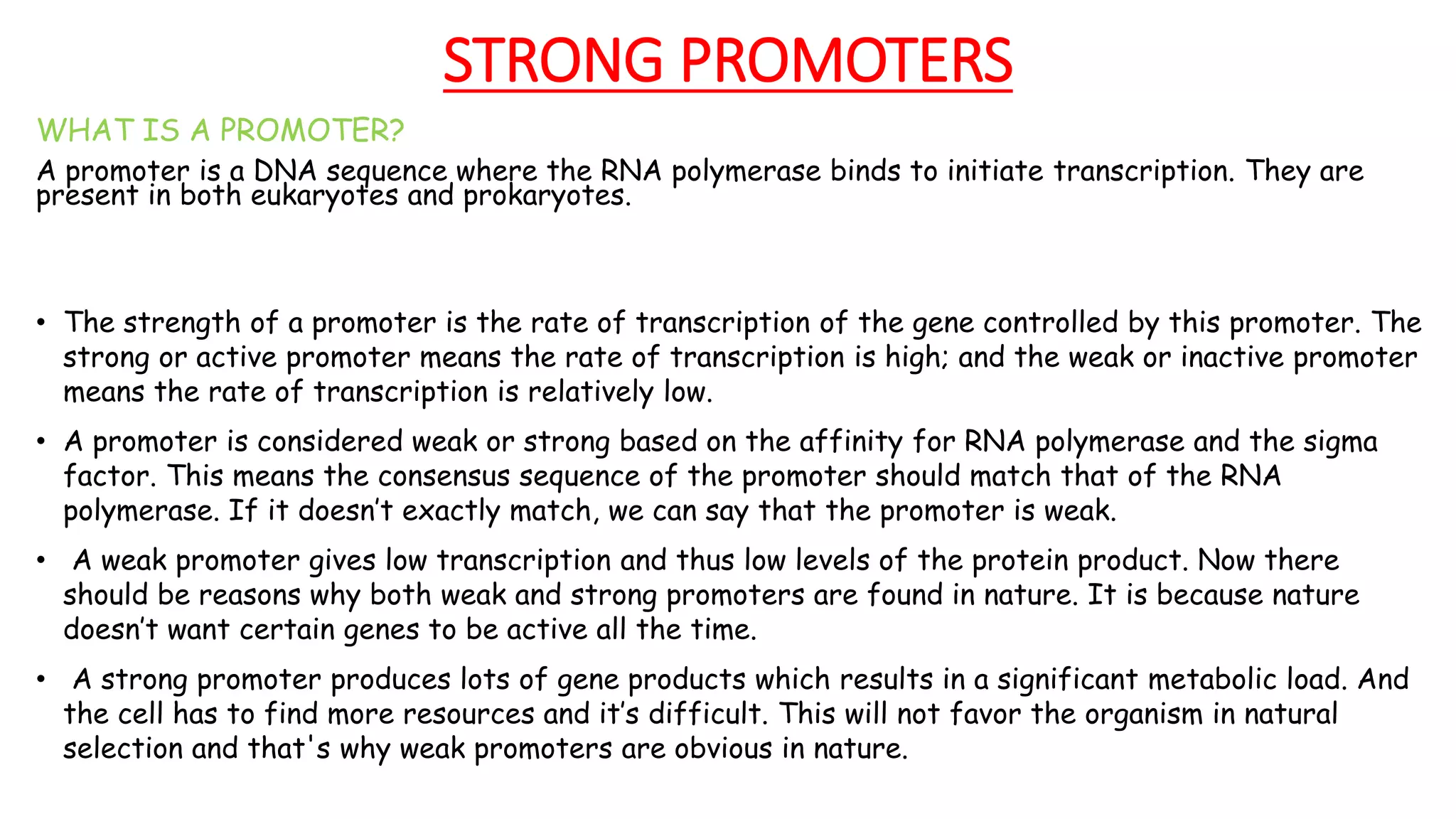 MAMMALIAN CELL EXPRESSION SYSTEM, STRONG PROMOTERS.pptx