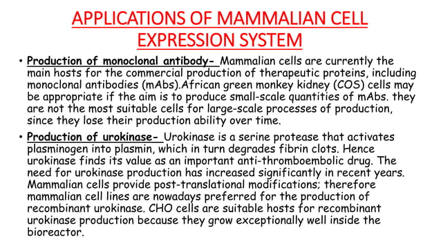 MAMMALIAN CELL EXPRESSION SYSTEM, STRONG PROMOTERS.pptx