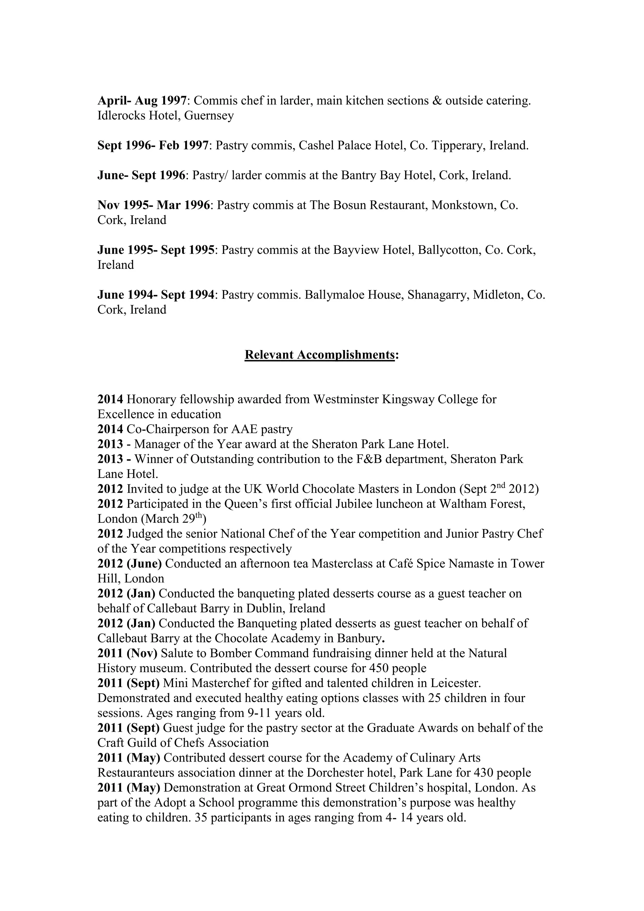 Sarah hartnett cv | PDF