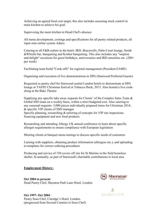 Sarah hartnett cv | PDF