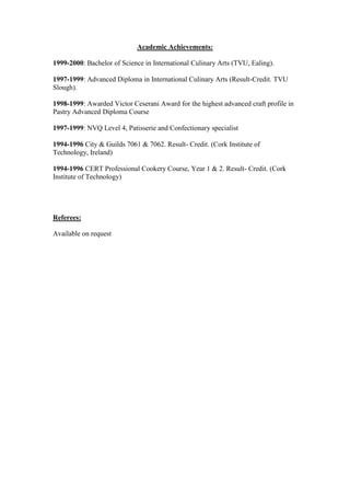 Sarah hartnett cv | PDF