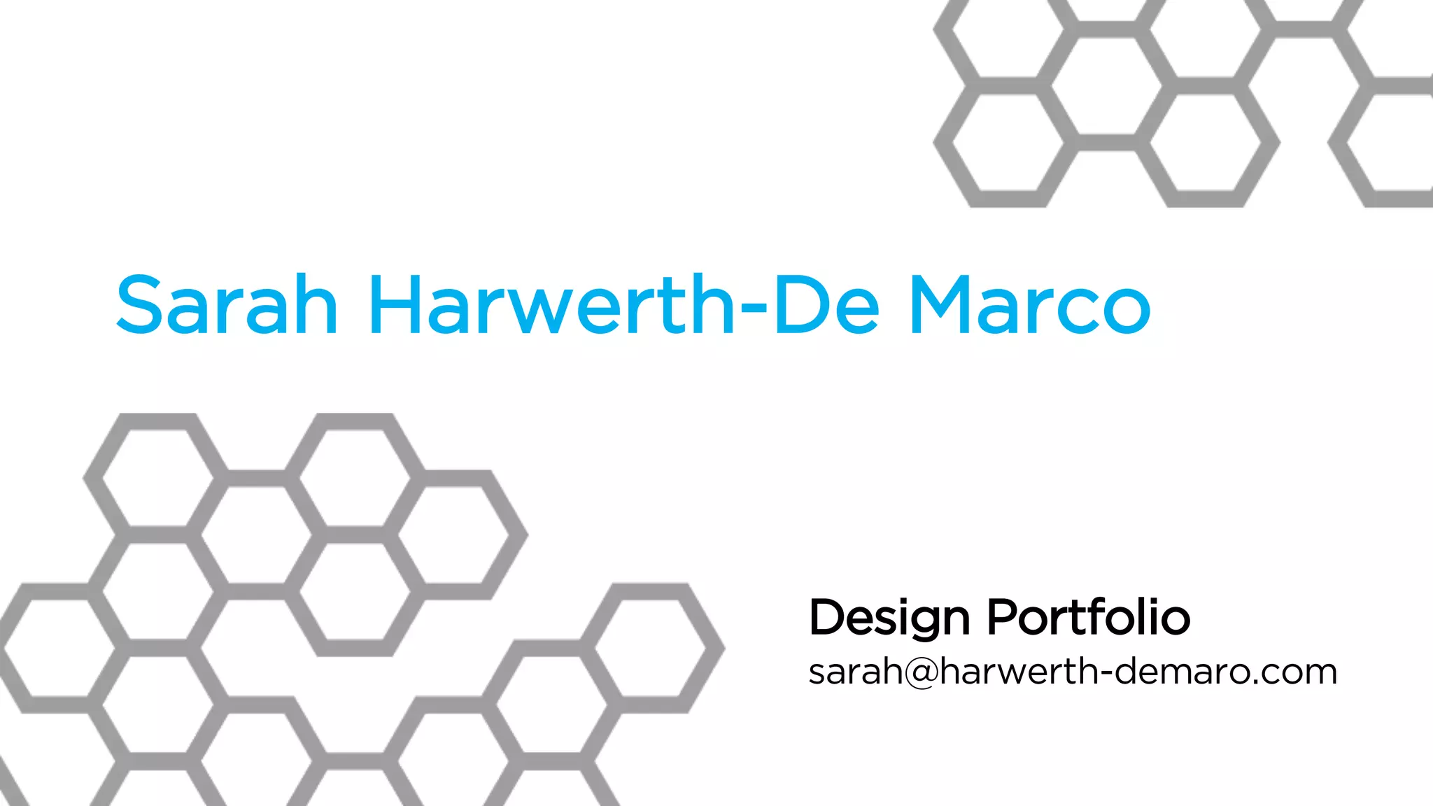 Sarah Harwerth De Marco Marketing Portfolio | PDF
