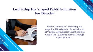 Sarah Kleinhandler - Principal Consultant | PDF