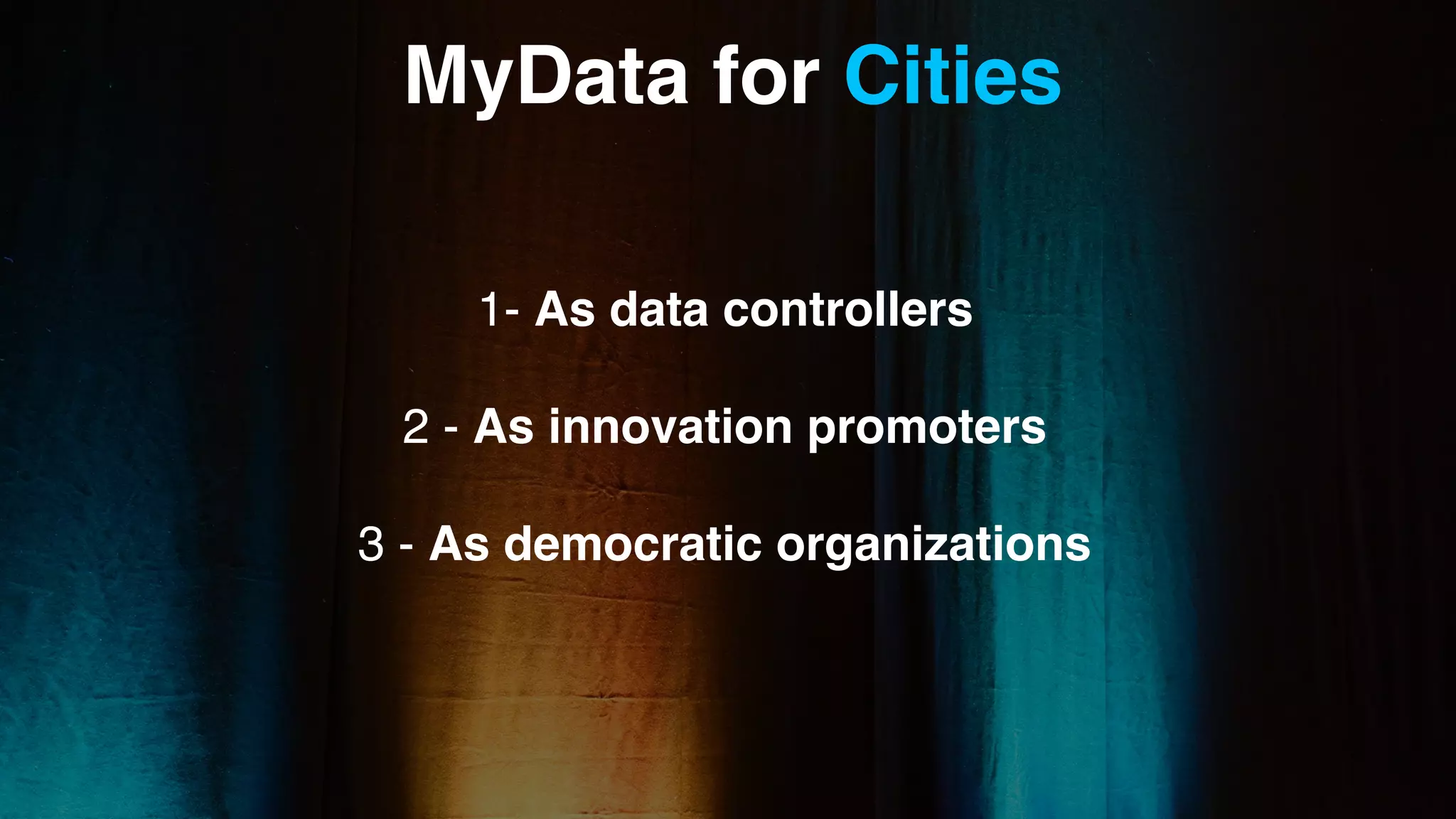 MyData: Human Centric Smart Cities | PPT