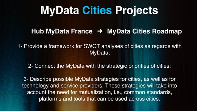 MyData: Human Centric Smart Cities | PPT