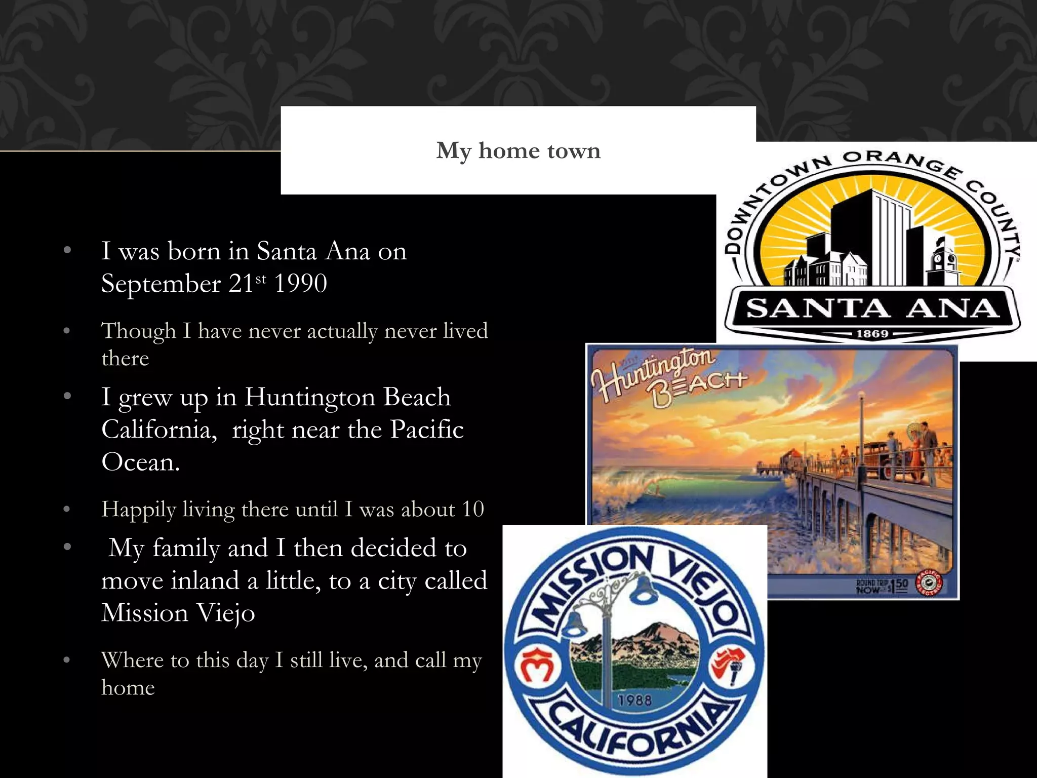 Sarah meek's personal history | PPT