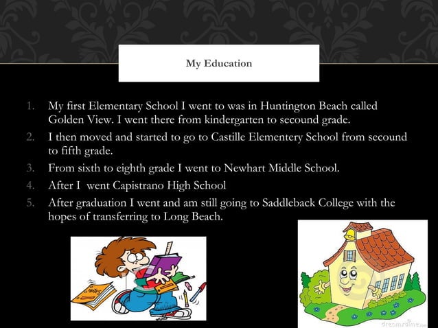 Sarah meek's personal history | PPT