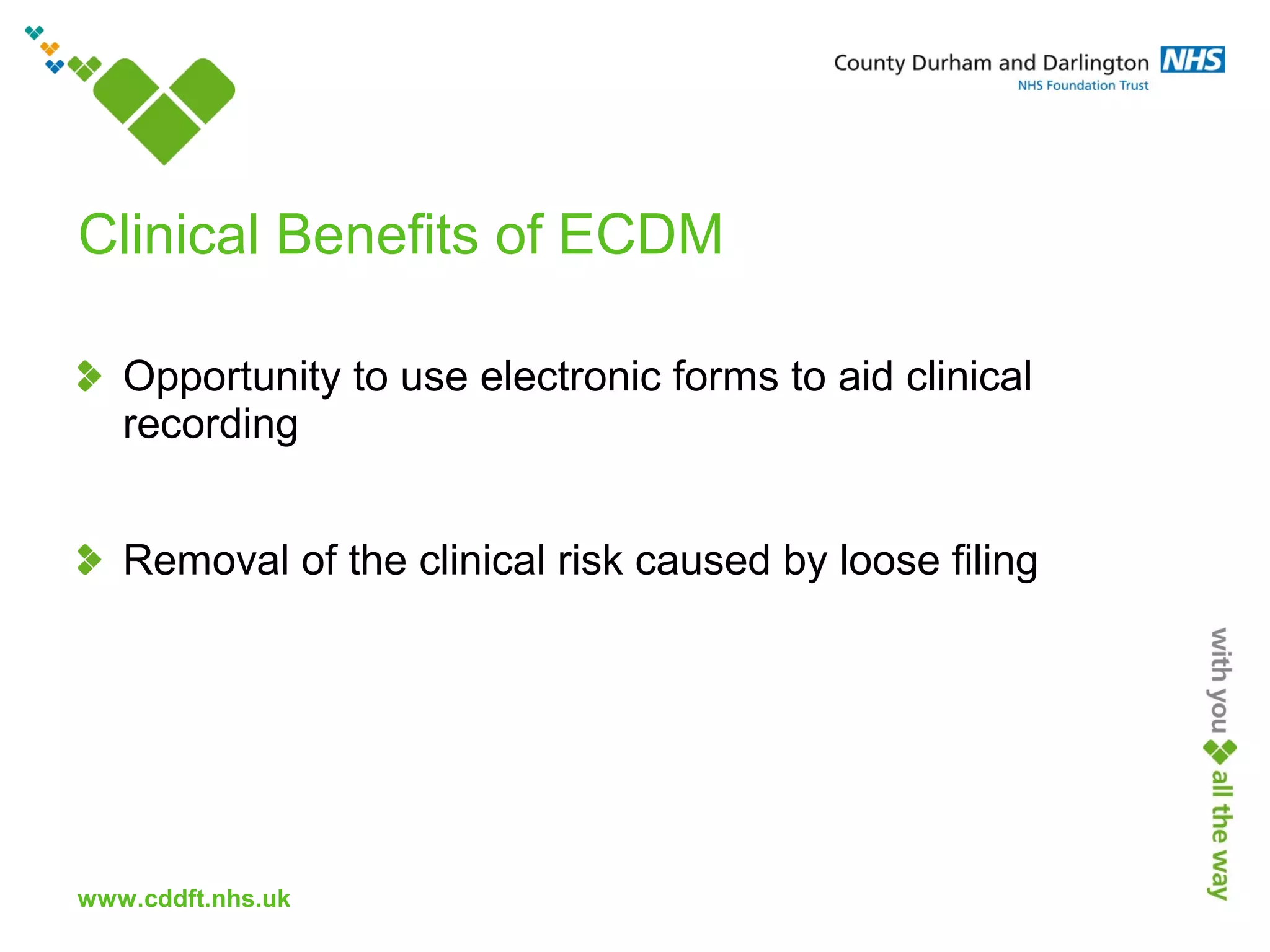 North East Change Management Network- Changing from paper based health ...