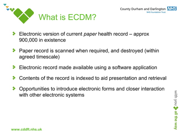 North East Change Management Network- Changing from paper based health ...