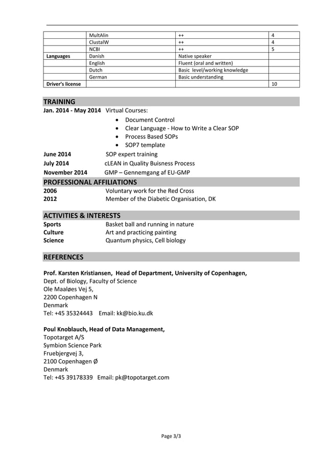 Sarah's Resume 2016 | PDF