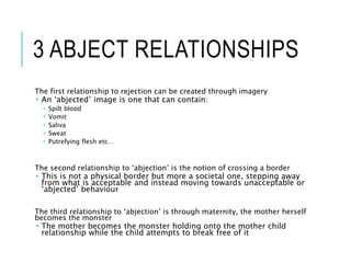 Modern Primitive and Monstrous Feminine | PPTX